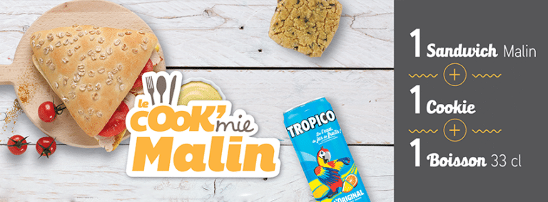 Le menu Cook'mie Malin - La Mie Câline